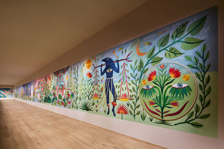 rithika merchant’s embroidered flower installation blossoms around dior ...