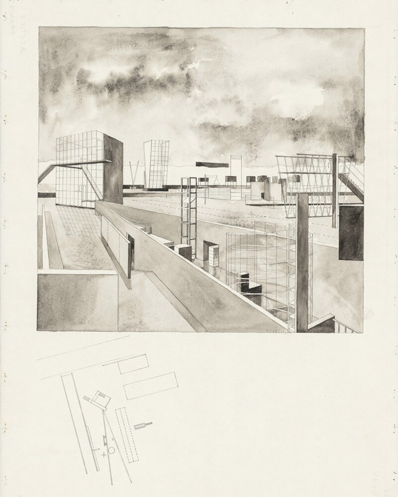 explore steven holl's watercolors & architectural drawings in berlin
