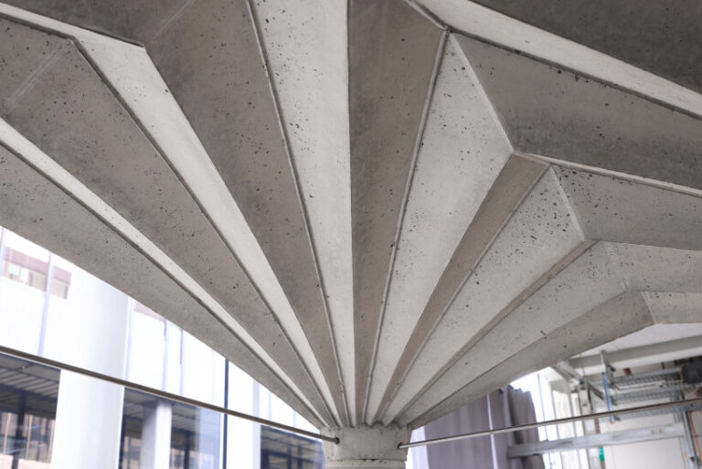 ETH zurich's reusable formwork uses less concrete and steel in construction