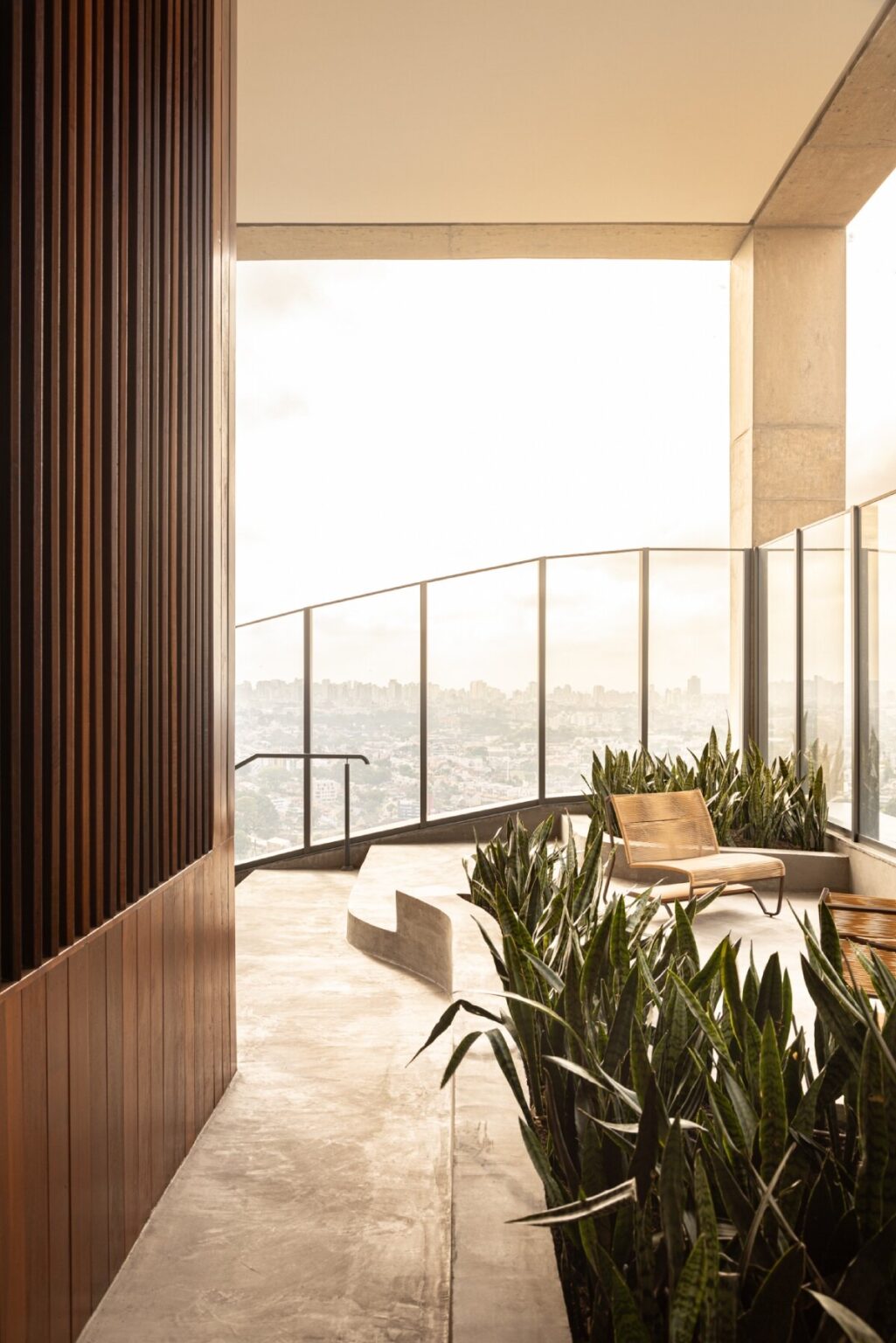 chamfered edges shape AGE 360 residential tower in brazil