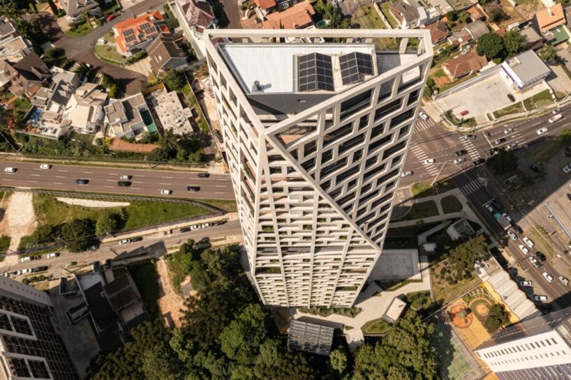 chamfered edges shape AGE 360 residential tower in brazil