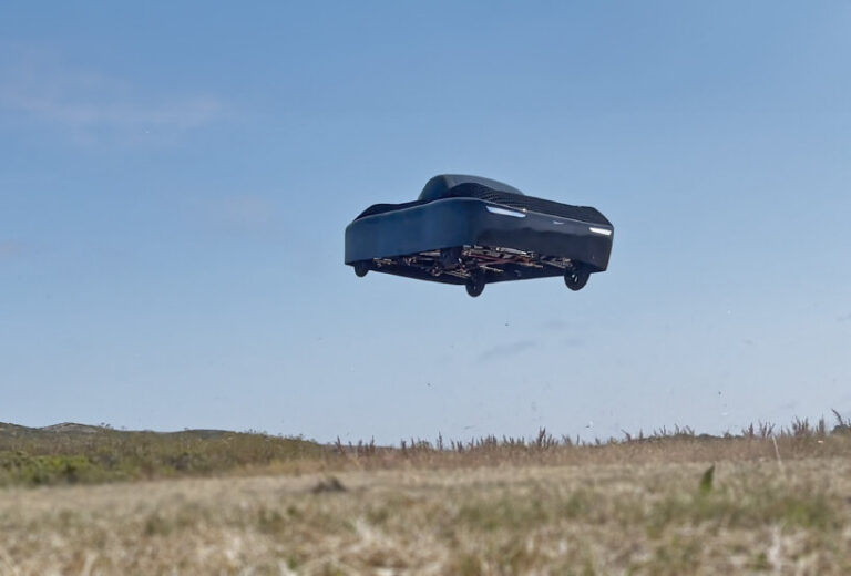 alef aeronautics’ drivable flying car takes flight for the first time