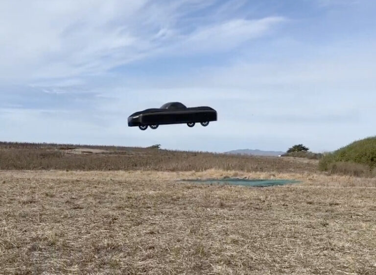 alef aeronautics’ drivable flying car takes flight for the first time