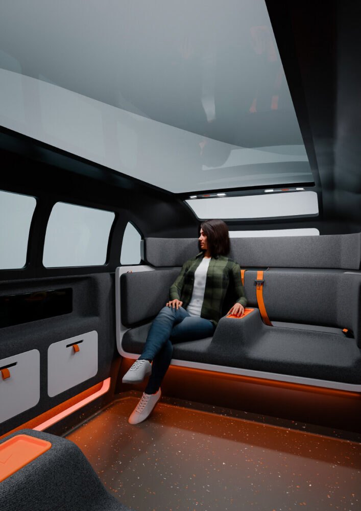 autonomous amphibious vehicle CROSSER can drive in water