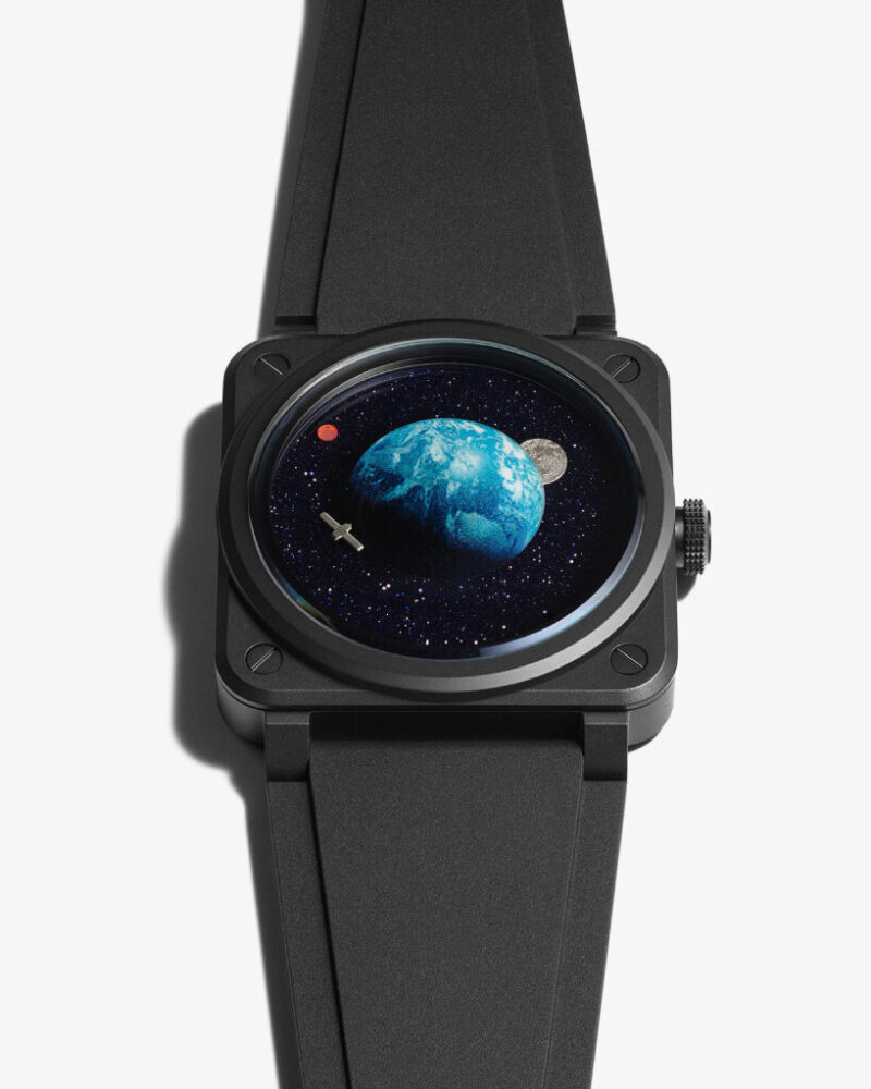 BR-03 astro watch by bell & ross tells time with moon and mars