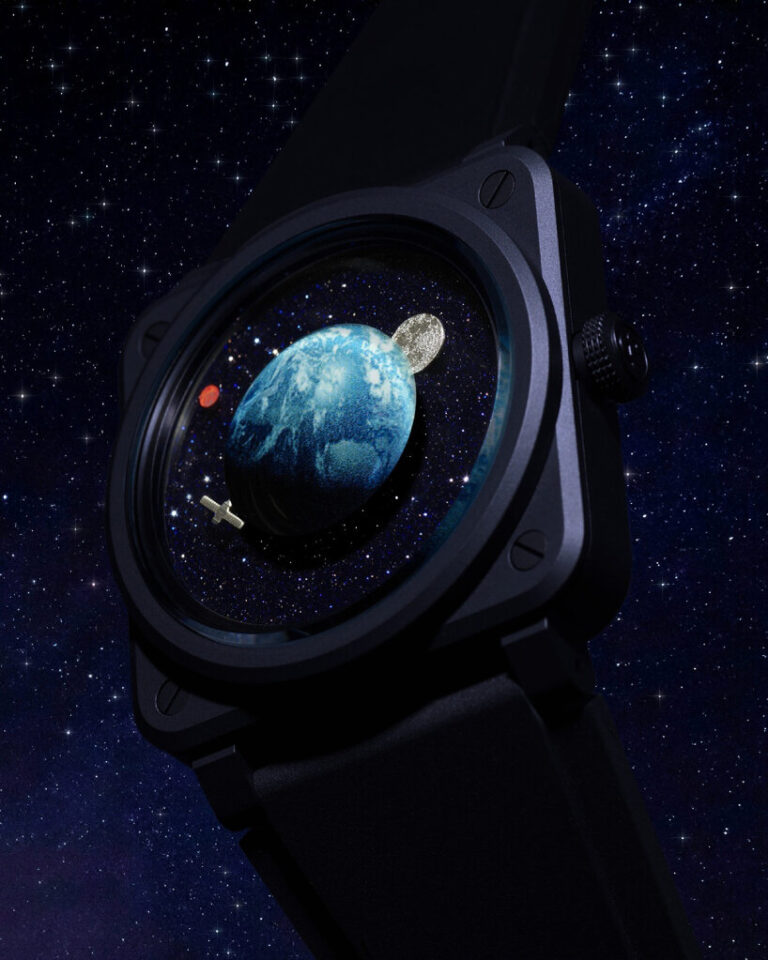BR-03 astro watch by bell & ross tells time with moon and mars