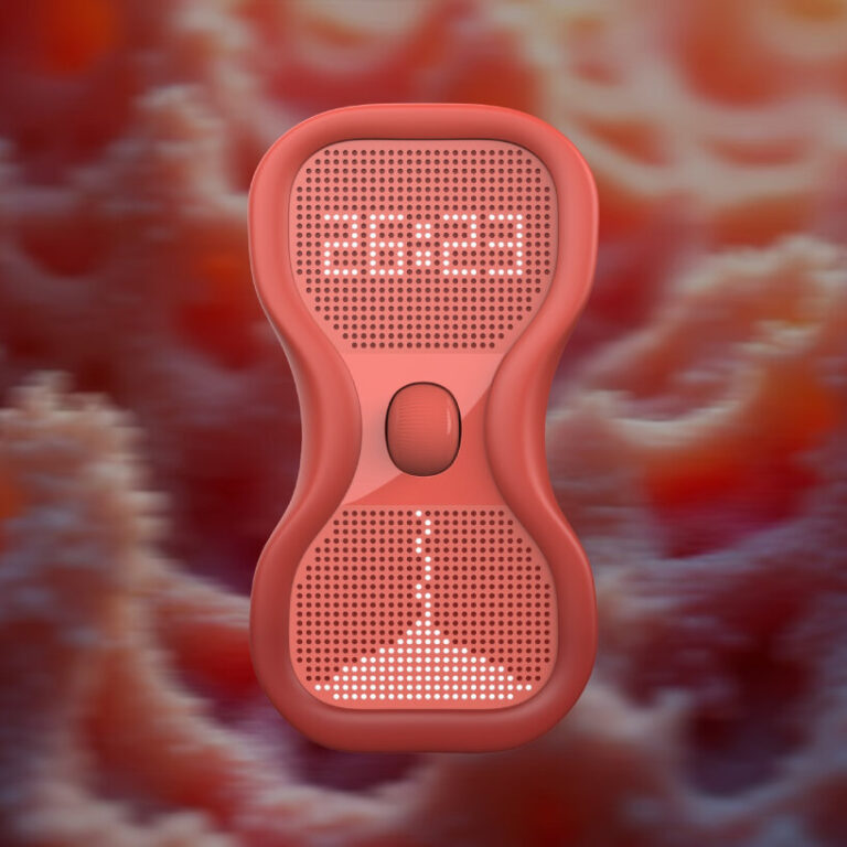 hourglass digital timer ‘M E T I’ locks smartphones during tasks