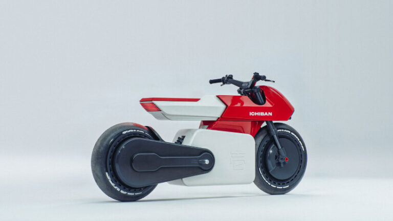 akira bike-inspired ichiban electric motorcycle has a godzilla mode