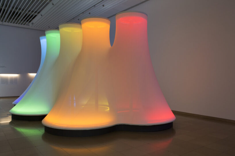 tensile sculptures at aleksandra kasuba's first france retrospective