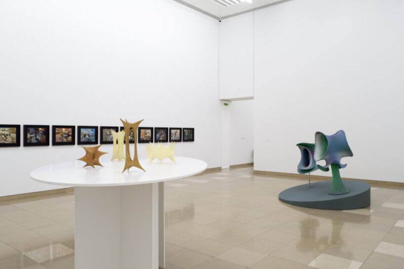 tensile sculptures at aleksandra kasuba's first france retrospective