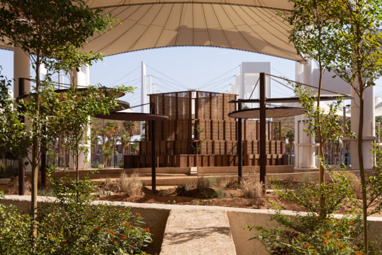 nicolas fayad on weaving palm waste into prayer space at islamic arts ...