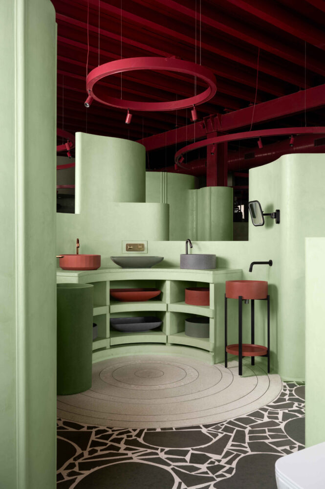green engulfs museLAB's displays at sorbet showroom in mumbai