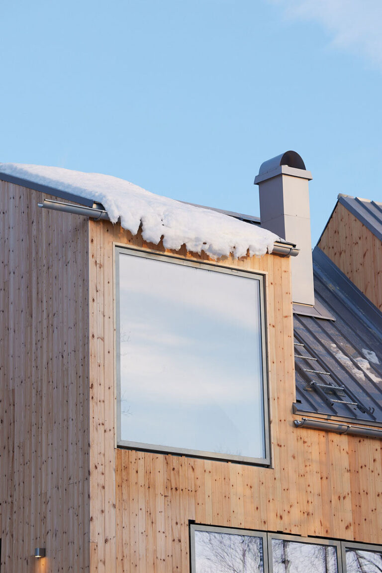 three pitched-roof forms top note studio's villa in ottsjö