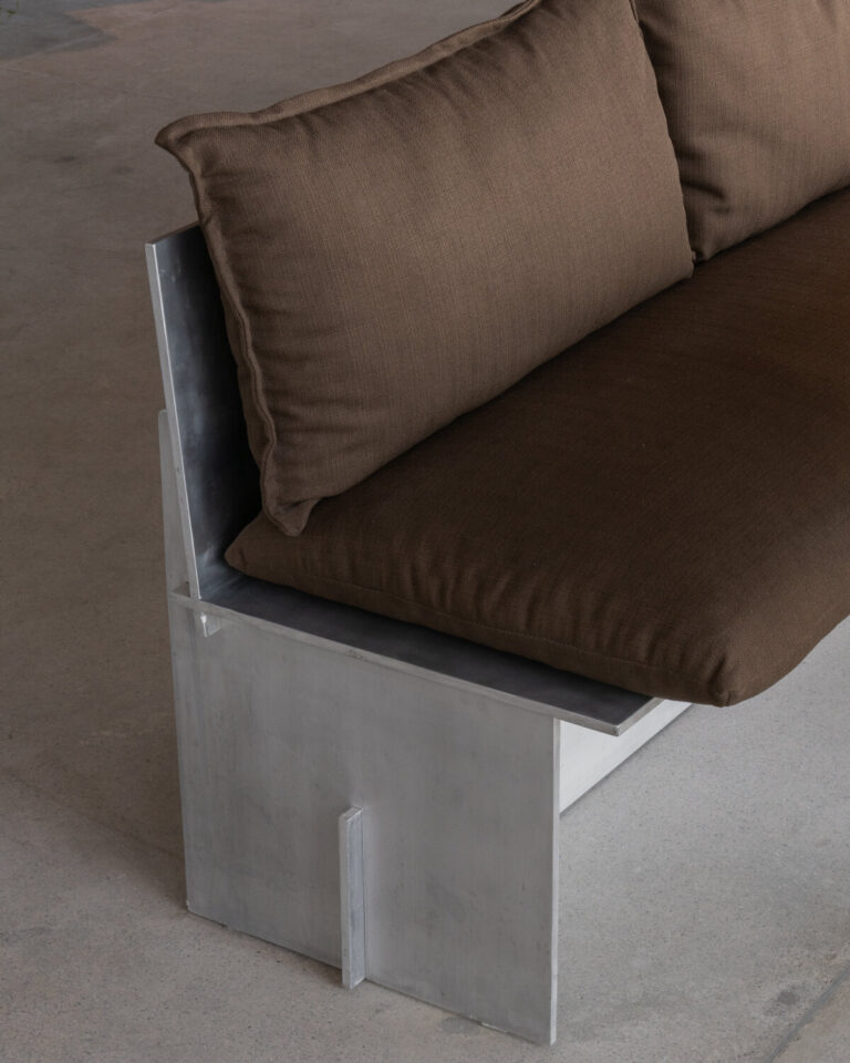 shell+core’s cafe in abu dhabi embraces wabi-sabi and brutalism