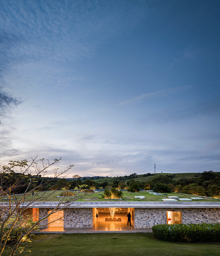 stone volumes compose residence by studio MK27 under continuous ...