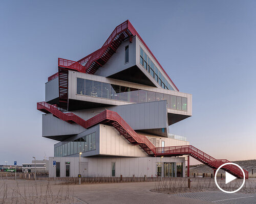 red brick facade and steel fascias form villa in the netherlands