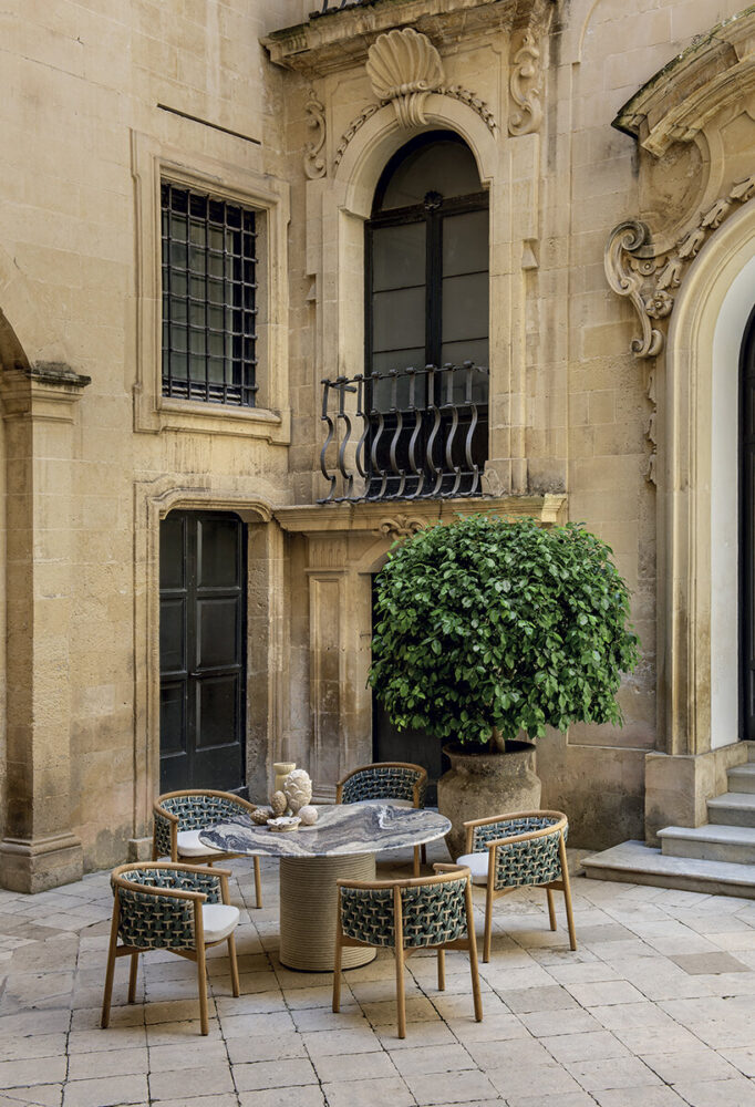 ethimo's patio reintroduces weaving tradition with outdoors furniture