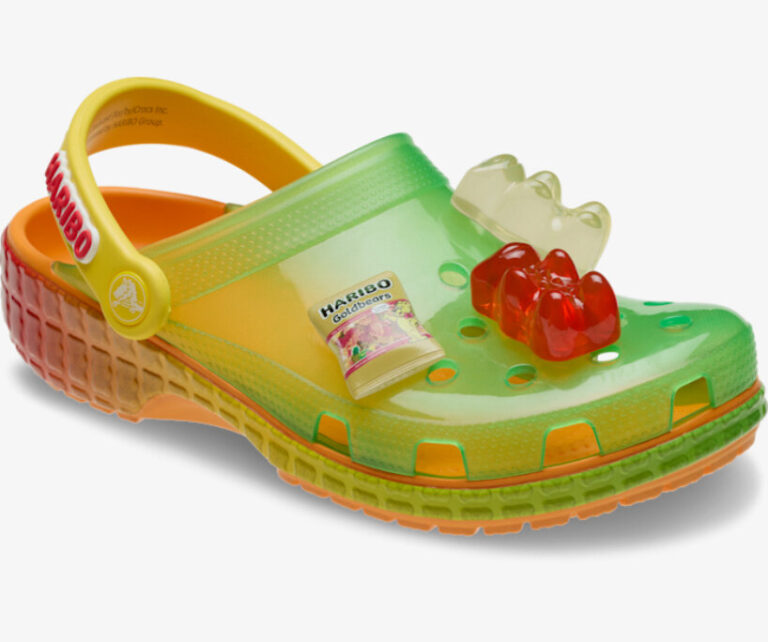 crocs adds haribo gummy bears to classic clogs