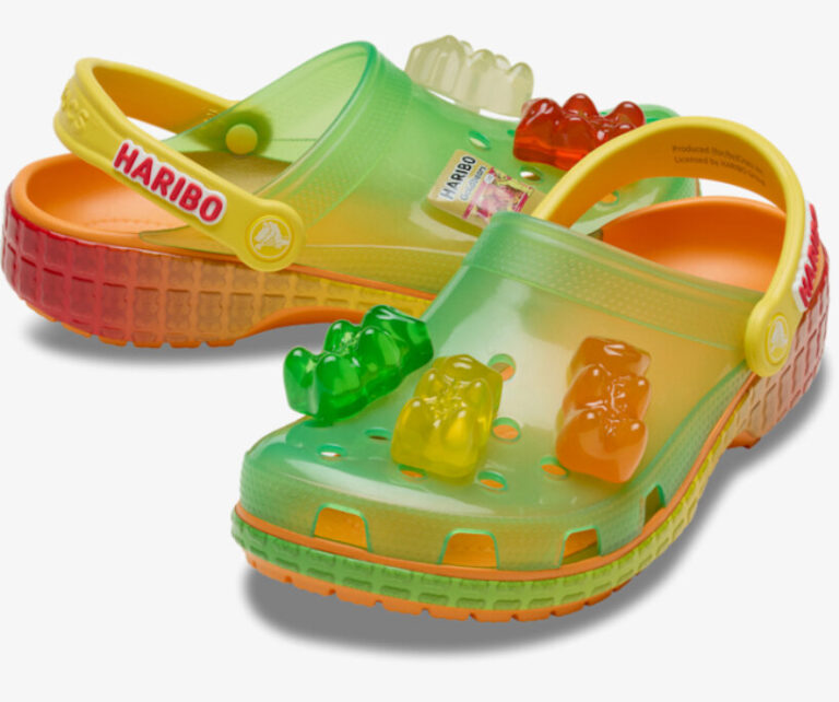 crocs adds haribo gummy bears to classic clogs
