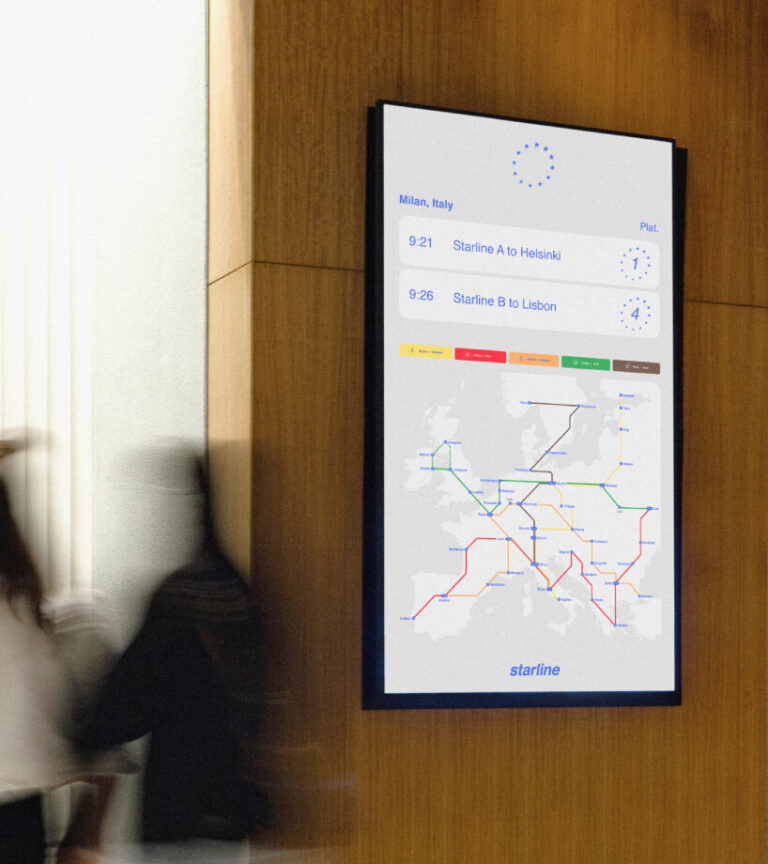 high-speed train ‘starline’ travels around europe like a metro