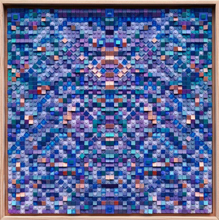 LEGO bricks turn into pigments for modular, abstract compositions by ...