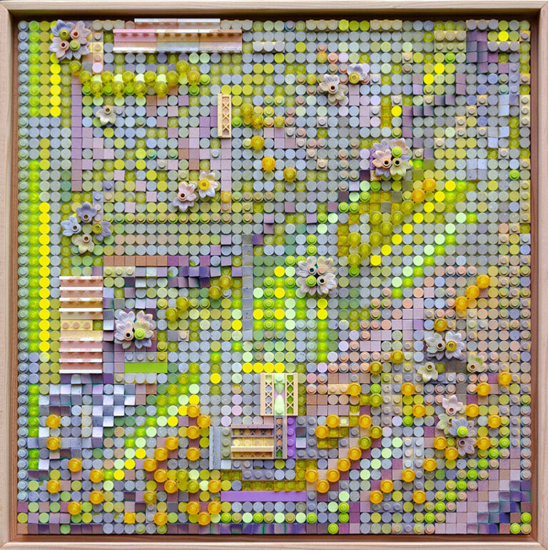 LEGO bricks turn into pigments for modular, abstract compositions by ...