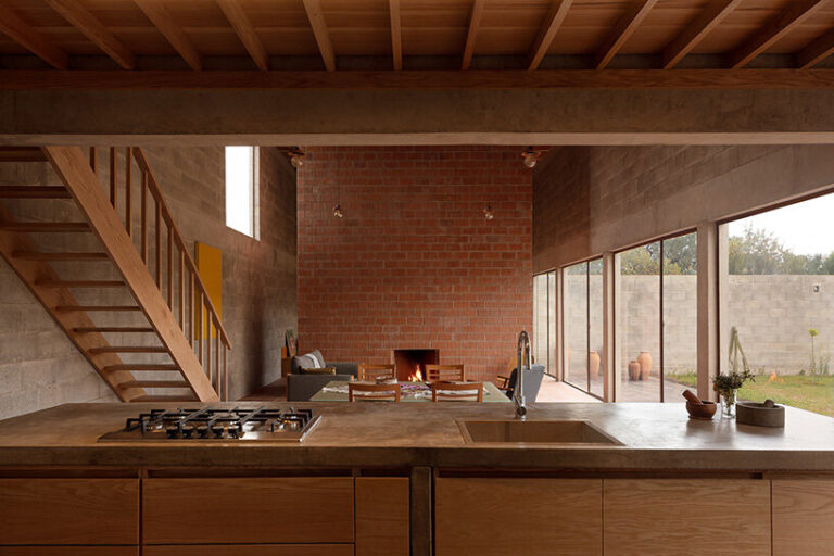 escobedo soliz creates warmth with industrial materials in mexico