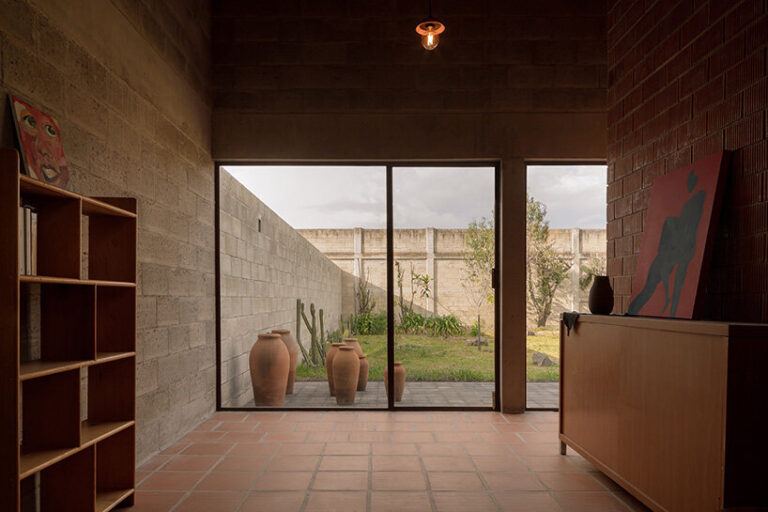 escobedo soliz creates warmth with industrial materials in mexico