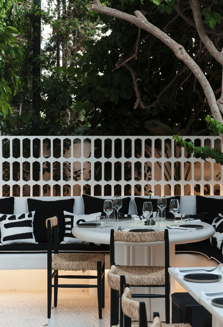 saint of athens revives century-old cycladic building as sunlit bar-restaurant in syros