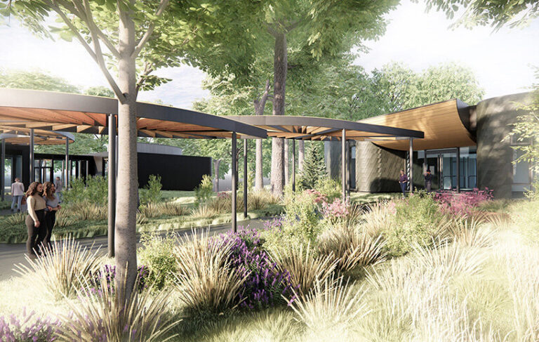 studio gang and lincoln road plan forest retreat for women’s leadership