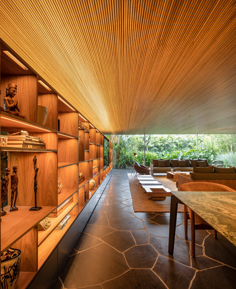 studio MK27's monolithic concrete house unfolds onto tropical garden in ...