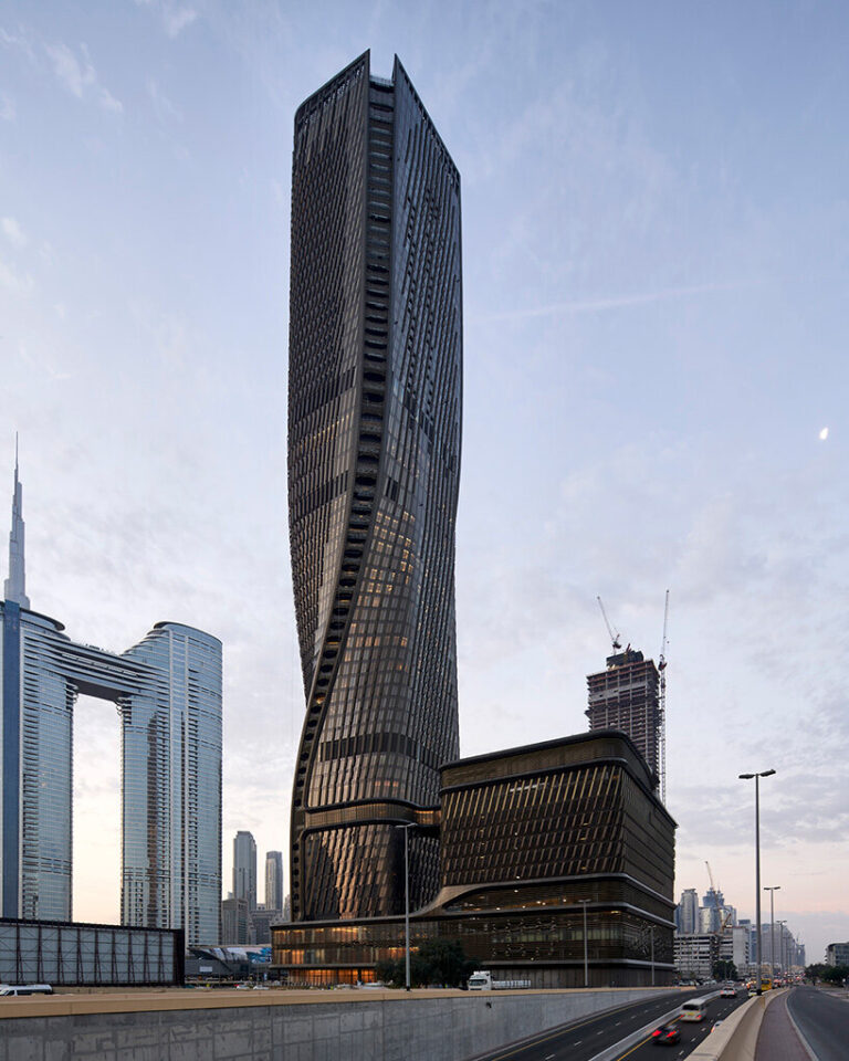 UNstudio draws from classical art with contrapposto wasl tower