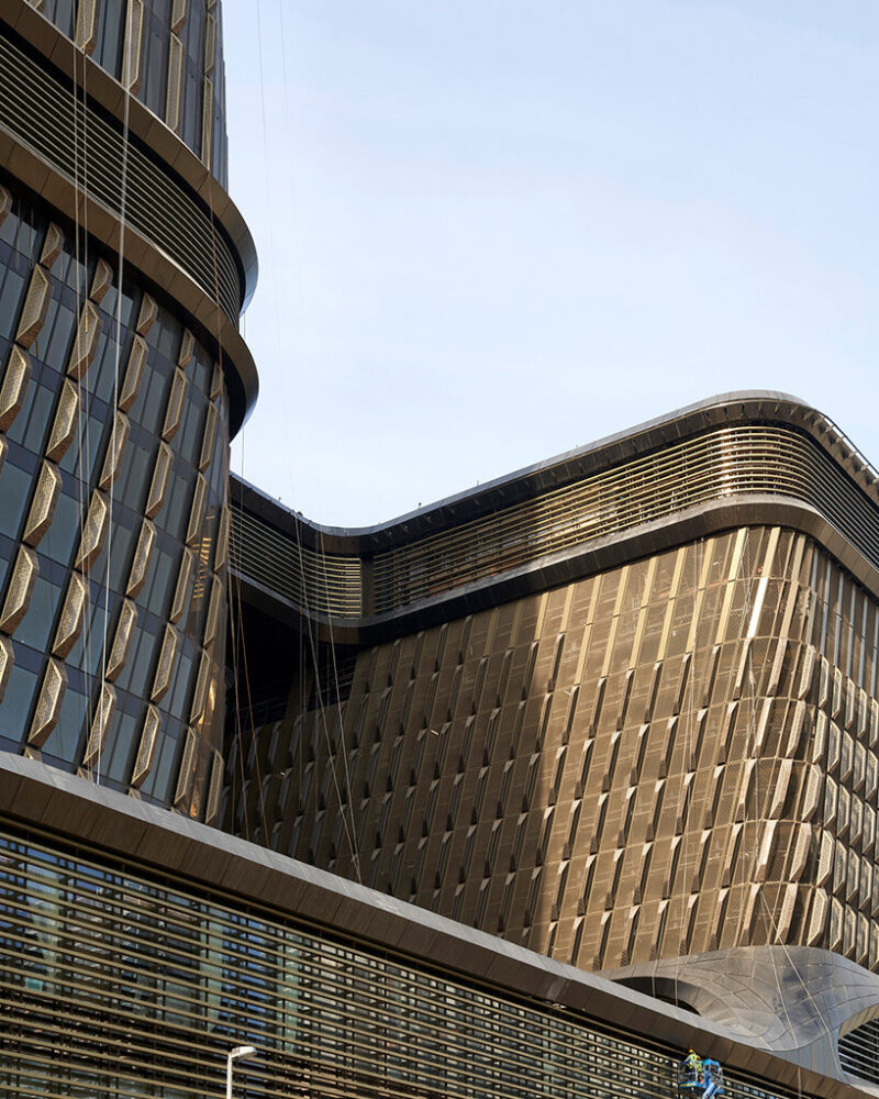 UNstudio draws from classical art with contrapposto wasl tower