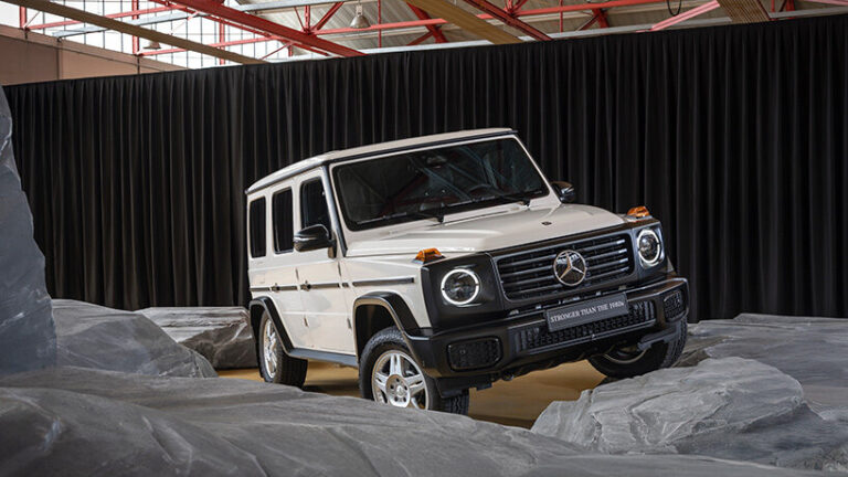 mercedes-benz revisits 1980s G-class with revived edition