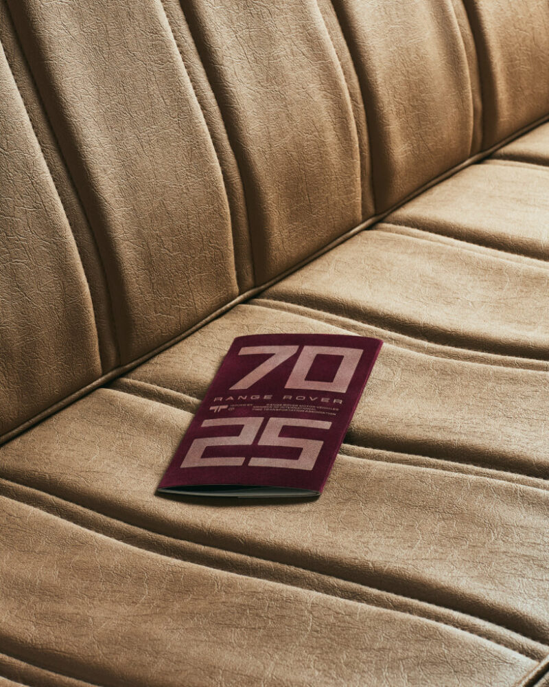 range rover’s installation travels through time from 1970 to 2025