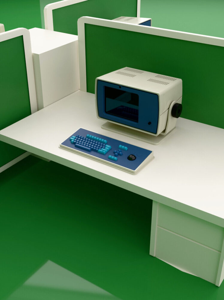 real-life severance keyboard has a missing escape key