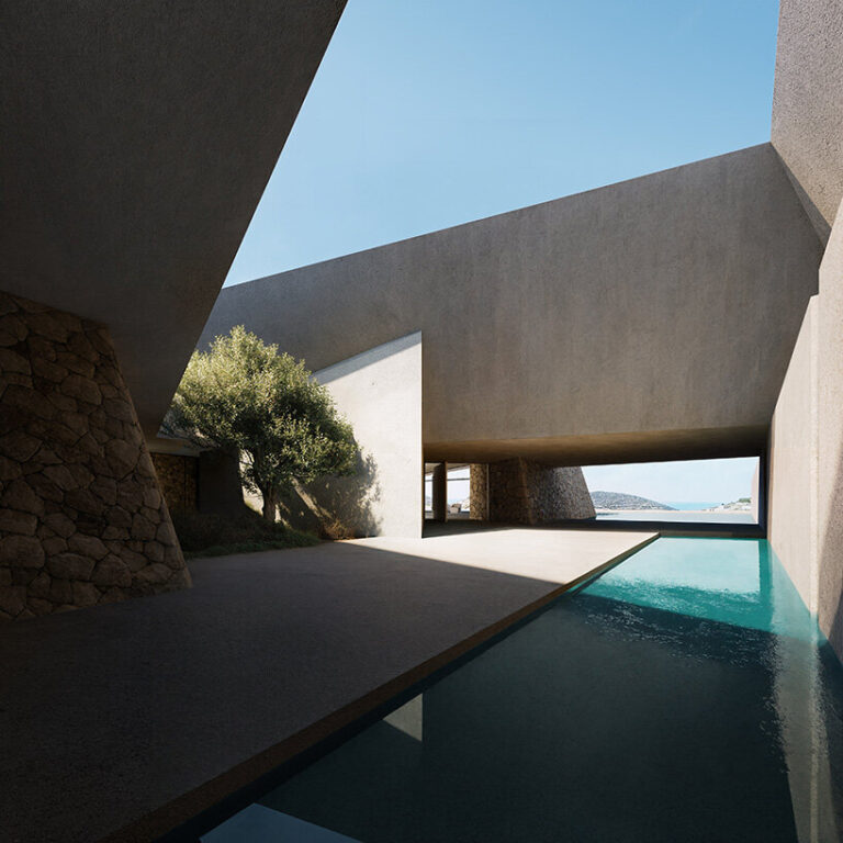 triangular slanted roofs of aristides dallas architects' residence rise ...