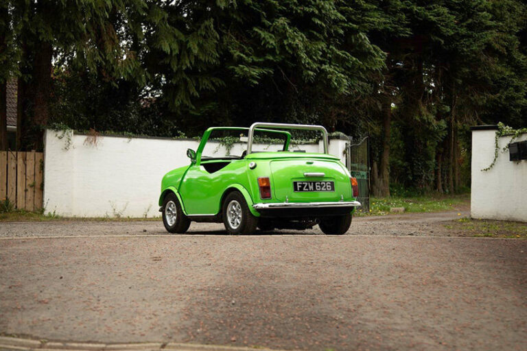 the 1978 leyland MINI shorty is a playful study in automotive form