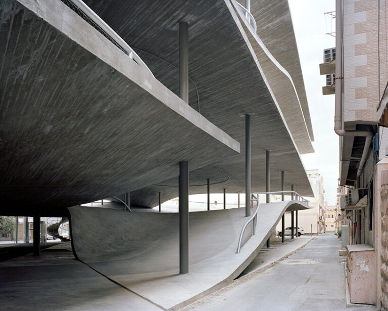 christian kerez eliminates ramps in bahrain car parks with sloping ...