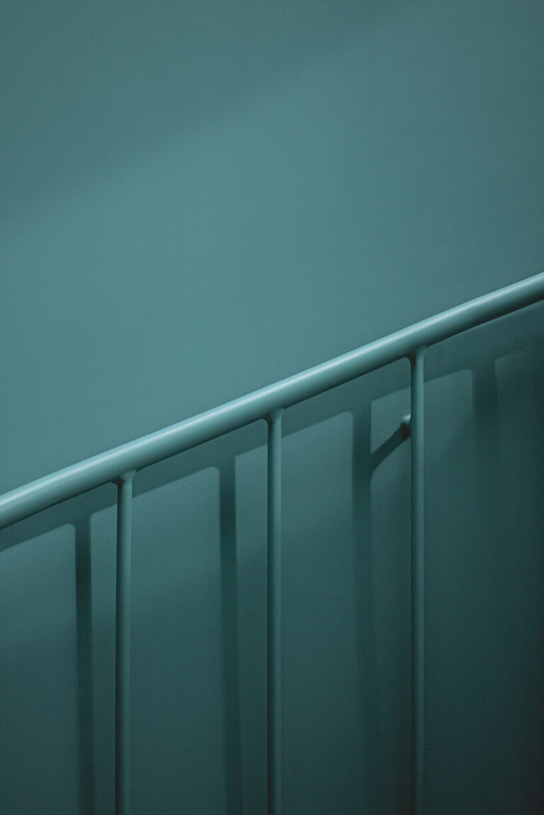 green metal accents bring color to amasa estudio's 1940s home ...