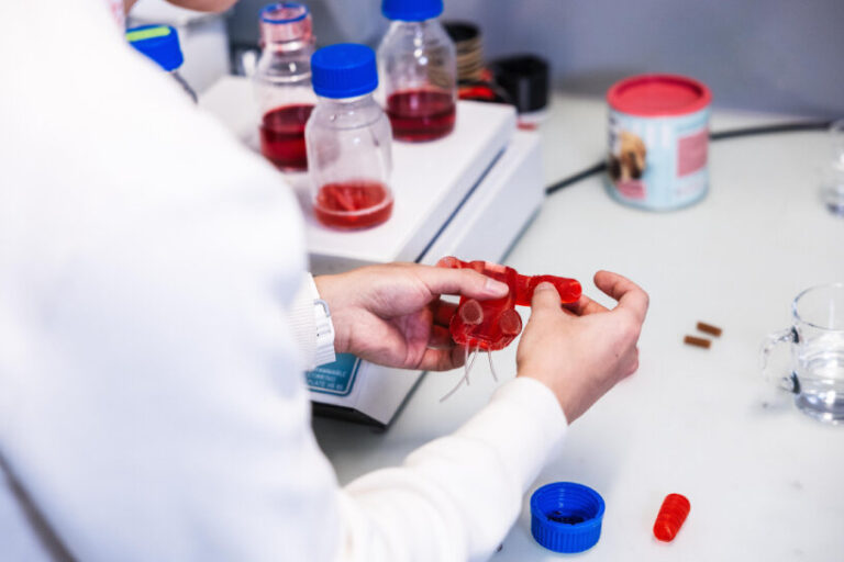 robotic wedding cake moves using edible rechargeable batteries