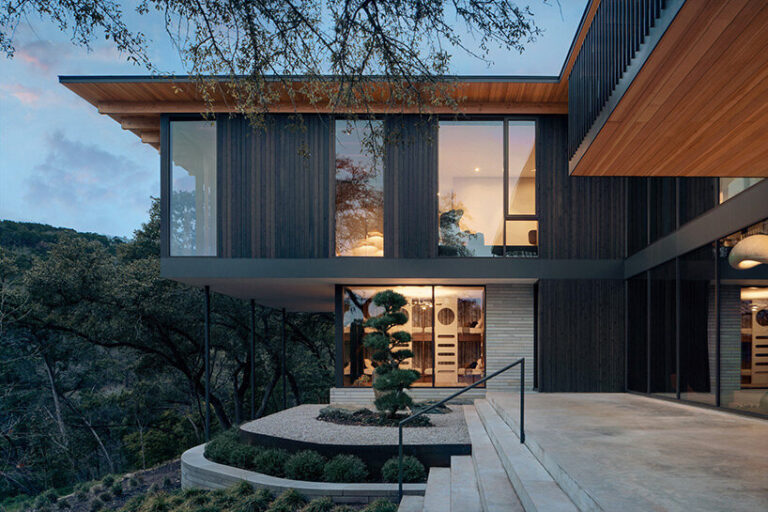 'terrace mountain residence' by a parallel architecture cantilevers ...
