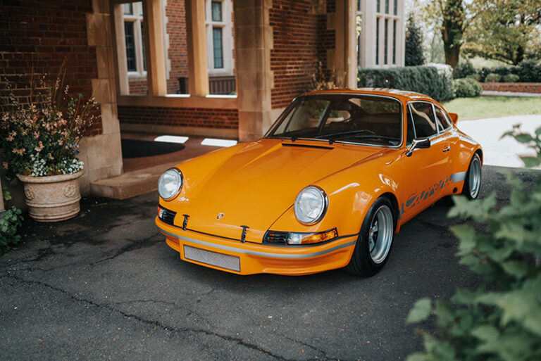 RSR project revives 1986 porsche 911 in 70's-era 'signal orange'