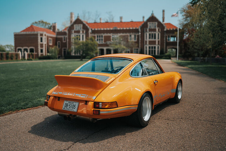 RSR project revives 1986 porsche 911 in 70's-era 'signal orange'