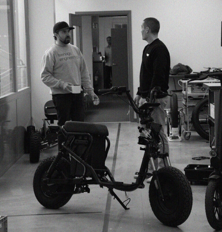 teenage engineering designs first-ever electric moped with vässla