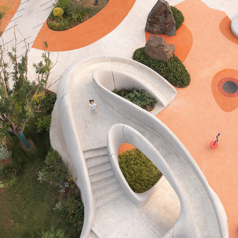 3D printed caves form chinese playground by XISUI design