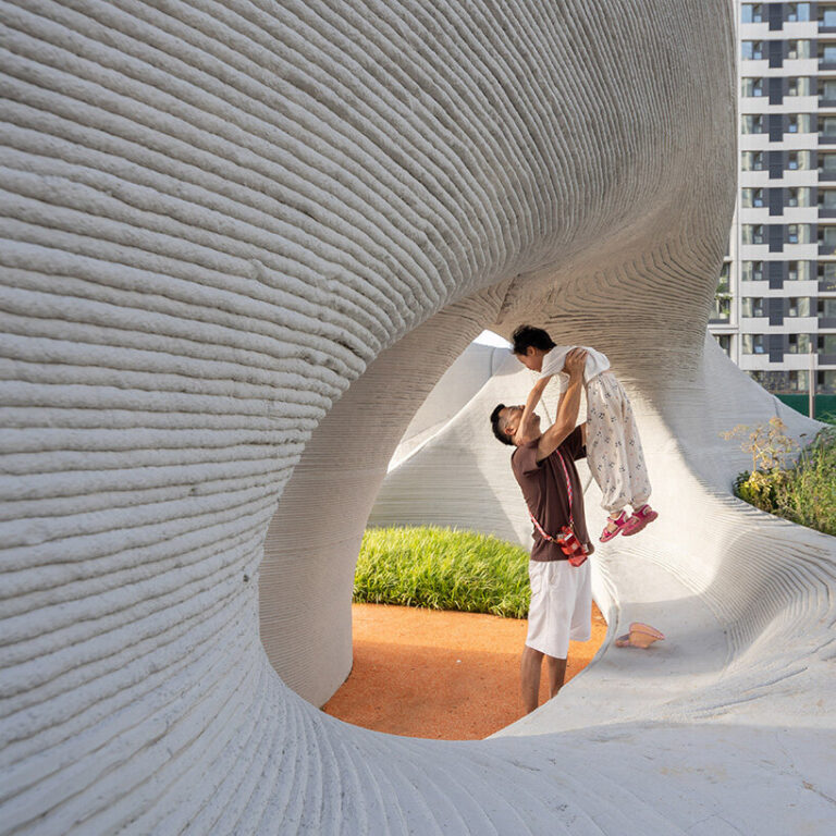 3D printed caves form chinese playground by XISUI design