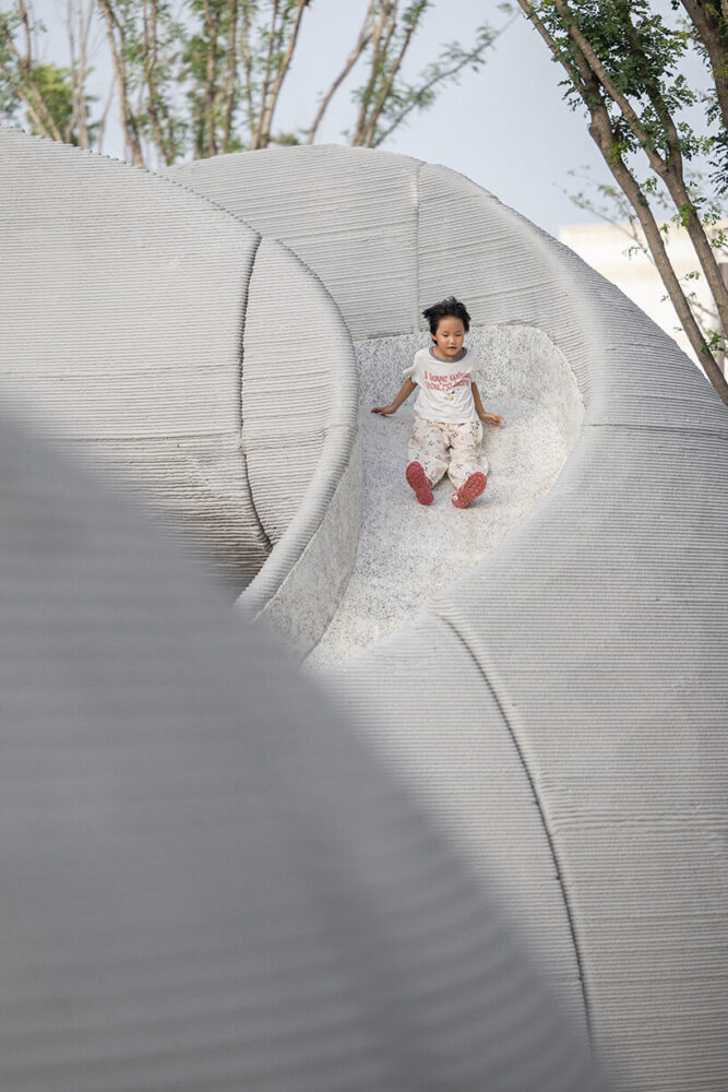 3D printed caves form chinese playground by XISUI design