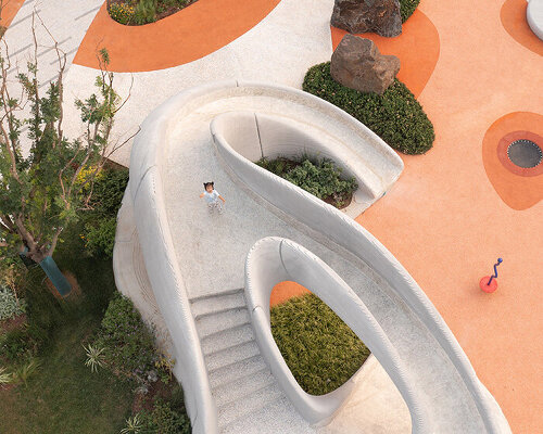 PIG design's garden indoor playground integrates traditional chinese ...