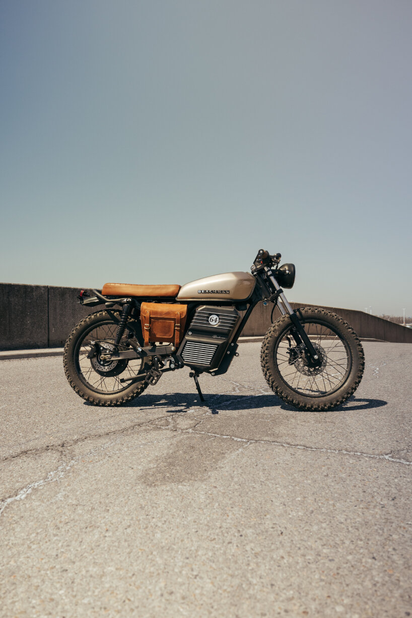 beachman ‘64 e-bike brings back 1960s cafe racer aesthetics